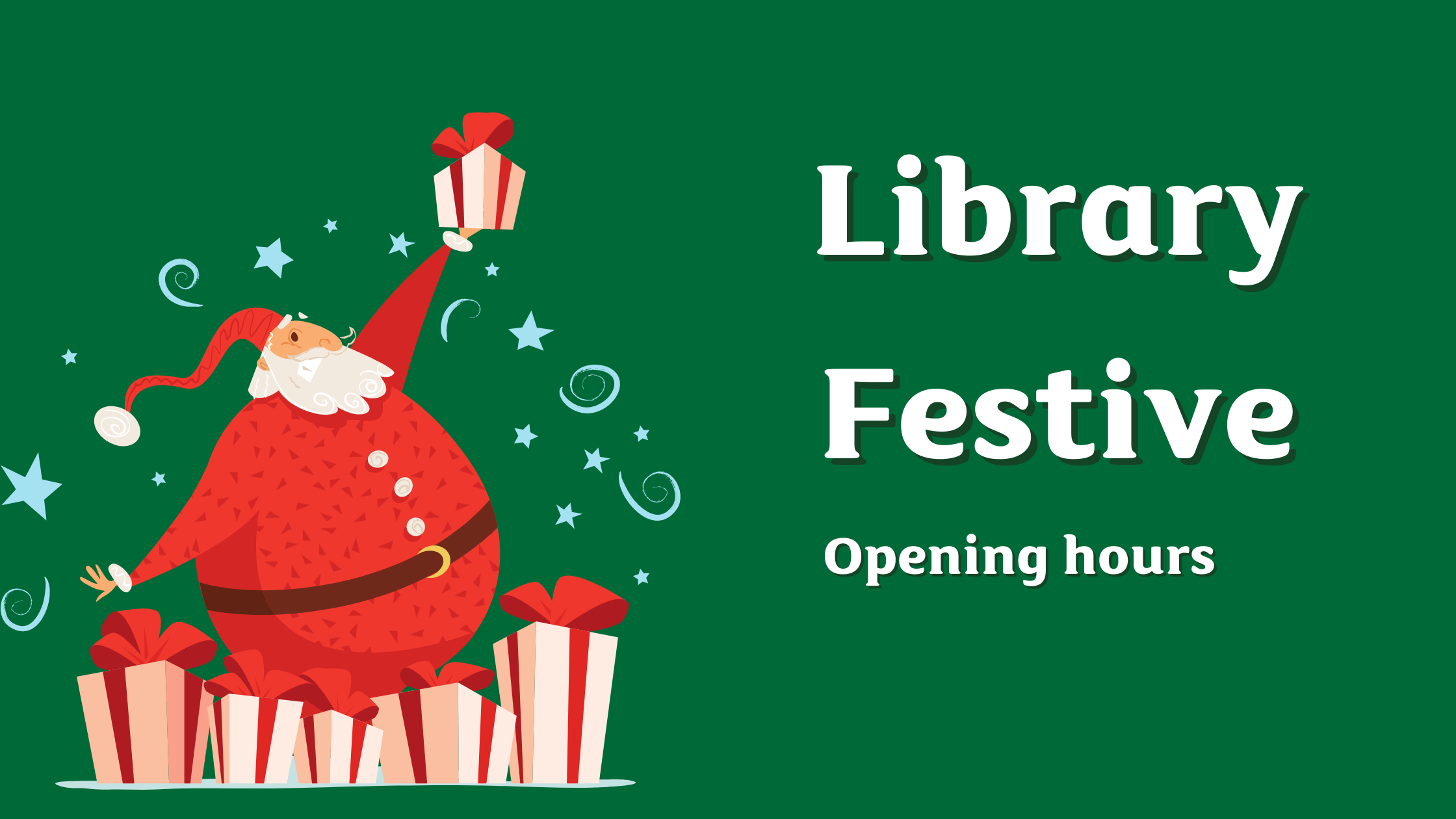 Library Festive opening hours – IS News Blog